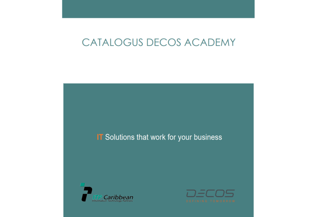 Our New DECOS Academy Training Catalog is ONLINE | ITP Caribbean Aruba ...